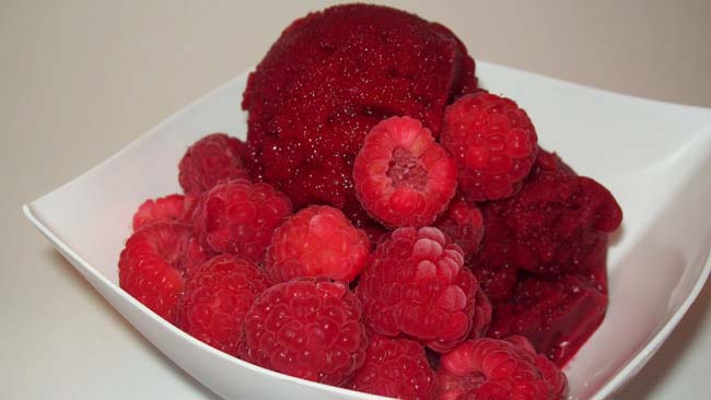 Sorbet Framboise Maison