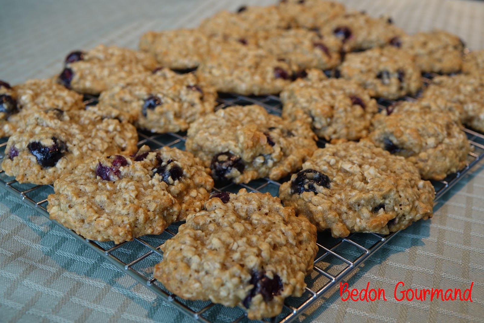 Biscuits Moelleux à L'avoine et Bleuets