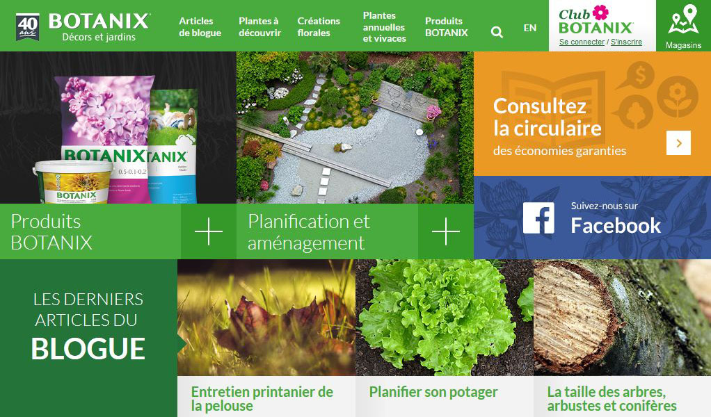 Circulaire Botanix en ligne - Paysagement - Jardinage - Aménagement ...