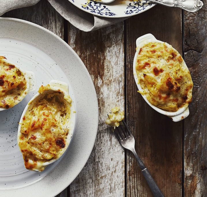 Courge Spaghetti au Fromage Gratiné