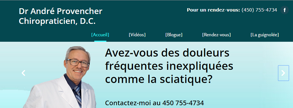 Dr. André Provencher Chiropraticien, D.C.