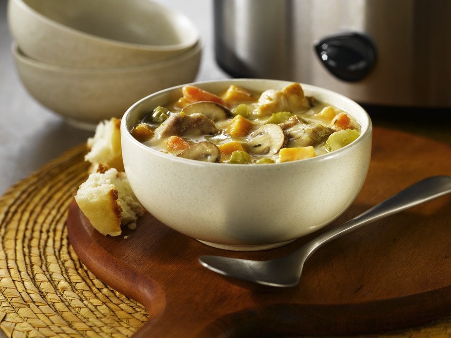 Ragoût de Poulet Campagnard rapide à la Mijoteuse