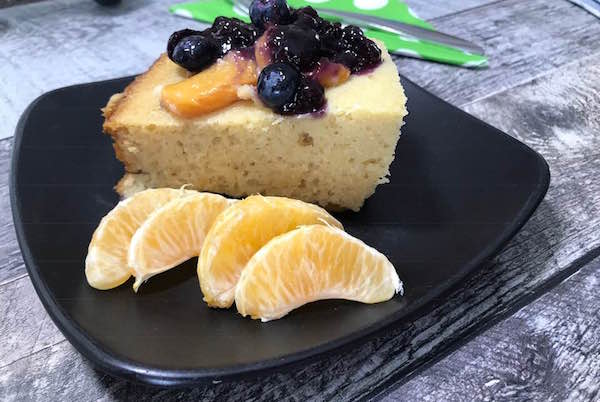 Renversé aux Pêches et Bleuets