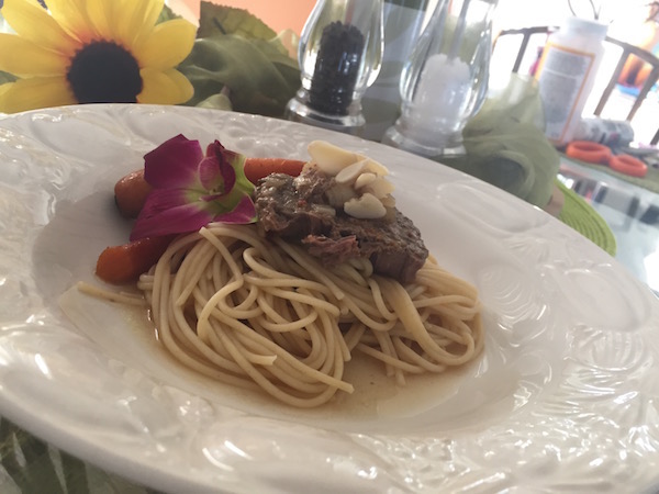 Rôti de Boeuf Sauce Fruitée