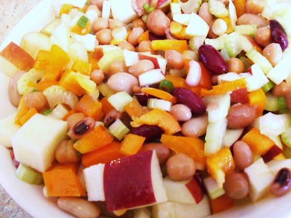 Salade de Légumineuses aux Pommes