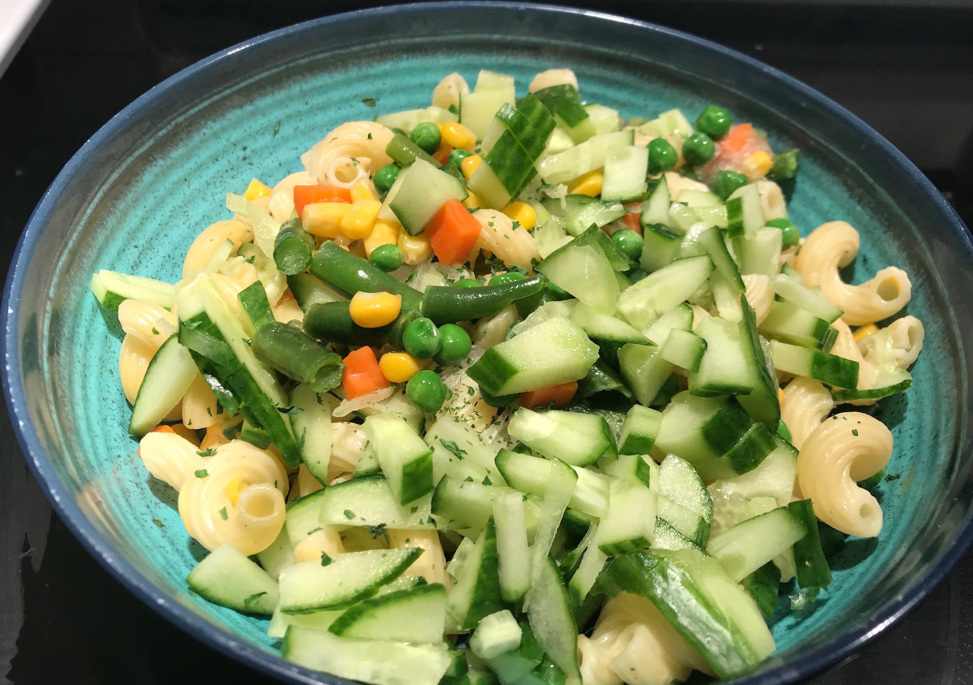 Salade de Pâte Santé avec Légumes
