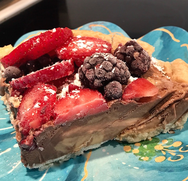 Tarte Crème Glacée et Fruits