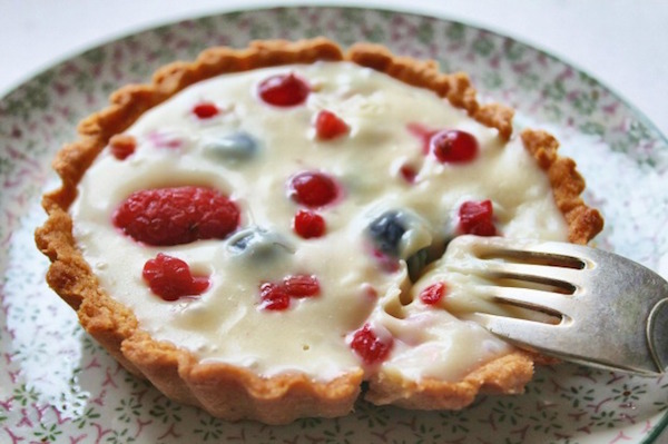 Tartelettes au Chocolat Blanc et aux Fruits Rouges